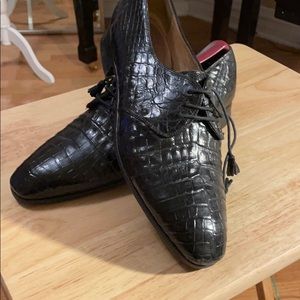 Mauri | Shoes | Vintage Mauri Mens Alligator Black Shoes Sz85 | Poshmark